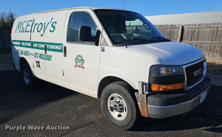 2016 GMC Savana G2500 Pro van in Topeka, KS | Item DM1500 for sale | Purple Wave