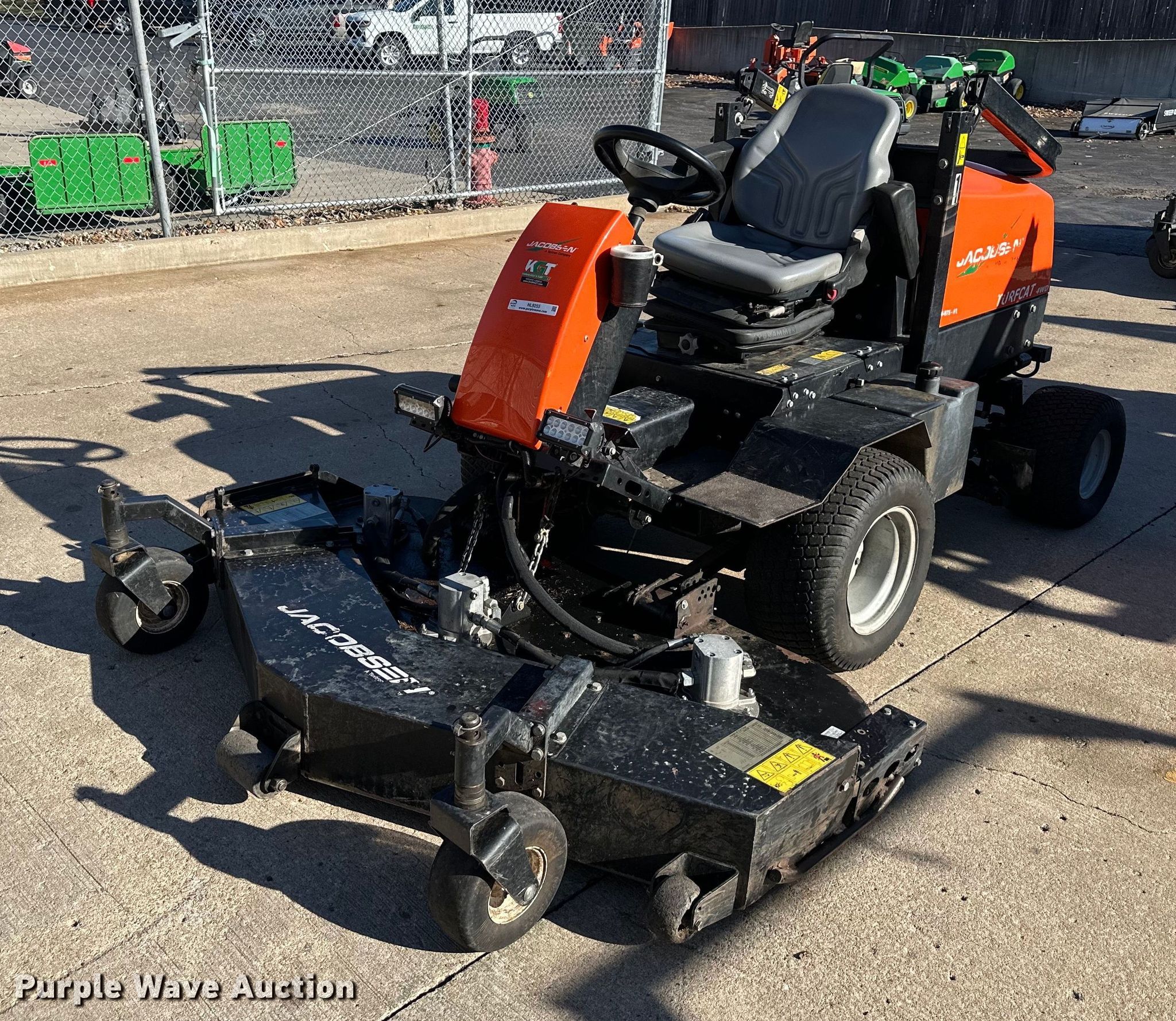 Jacobsen Turfcat lawn mower in Lenexa, KS | Item NL9255 for sale ...