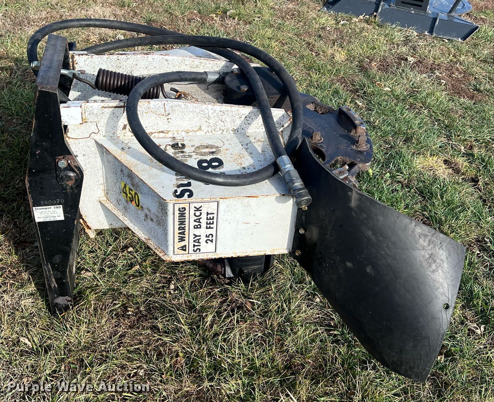 Bay Engineering Stumper 280 skid steer stump grinder in Blue Rapids, KS ...