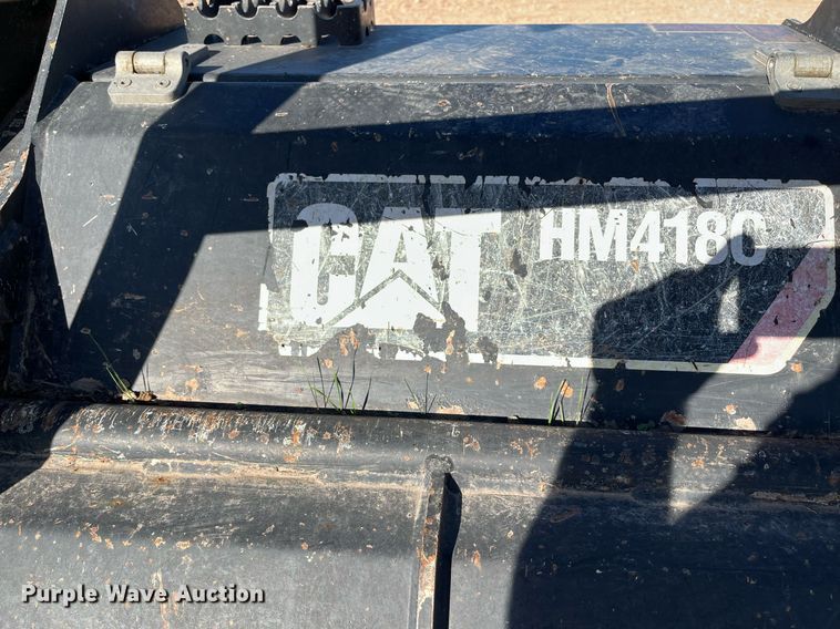 2018 Caterpillar HM418C skid steer mulcher in Abilene, TX | Item EI0545 ...