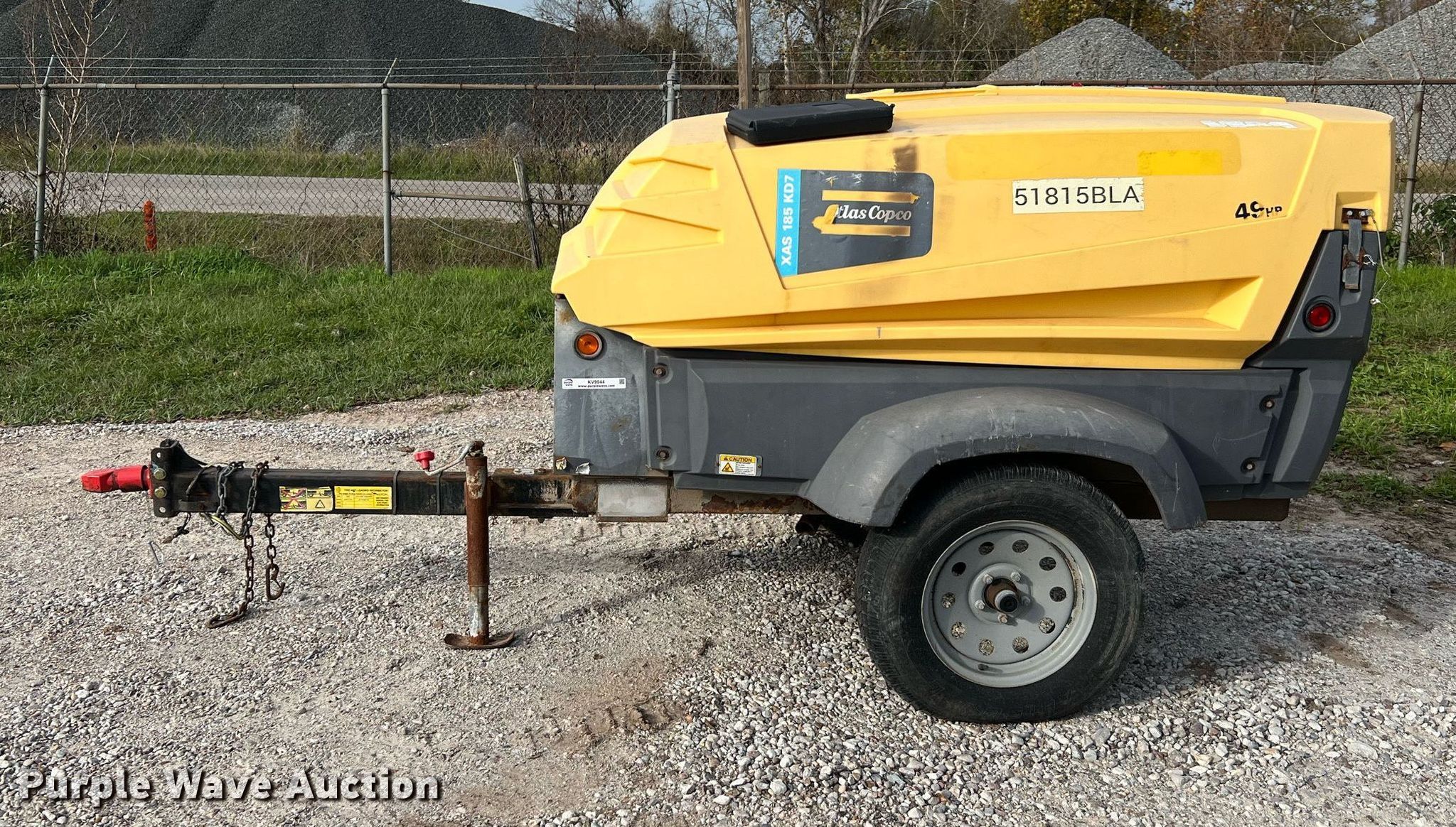 2017 Atlas Copco XAS 185 KD7 air compressor in Angleton, TX | Item ...