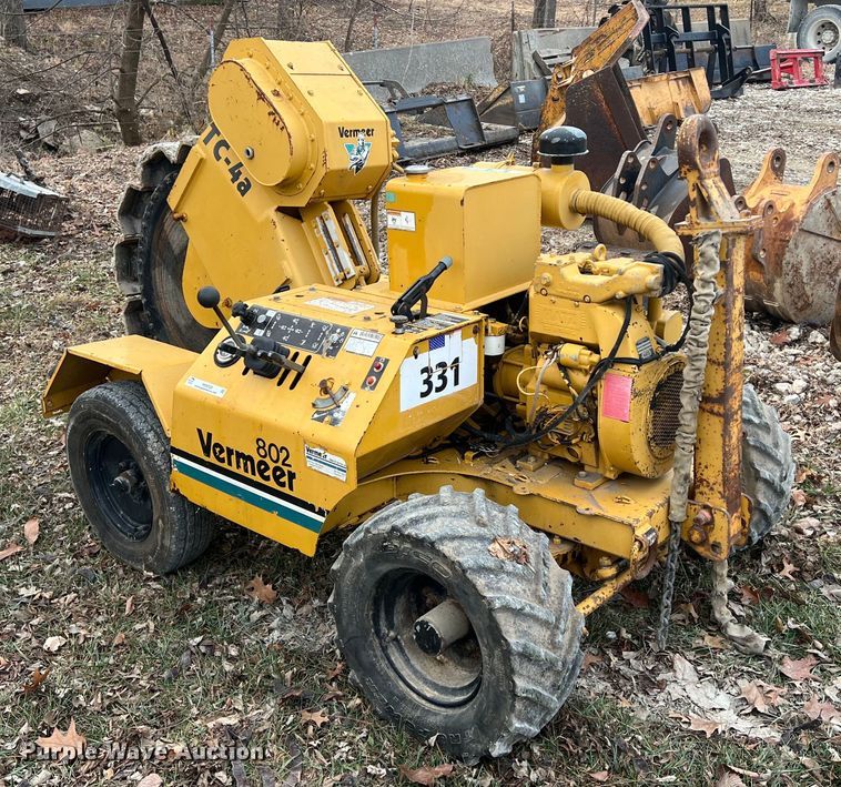 1997 Vermeer TC4A trench compactor in Hoyt, KS | Item NN9328 sold ...