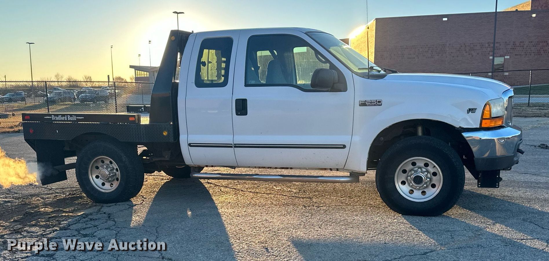 2000 Ford F250 Super Duty XLT SuperCab flatbed pickup truck in Lansing ...