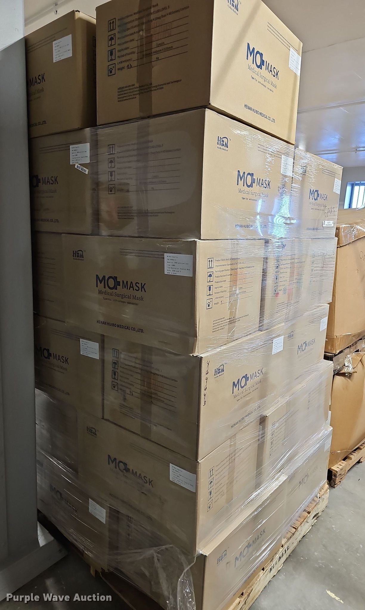 (27) boxes MO Mask medical surgical masks in Paola, KS | Item OL9470 ...