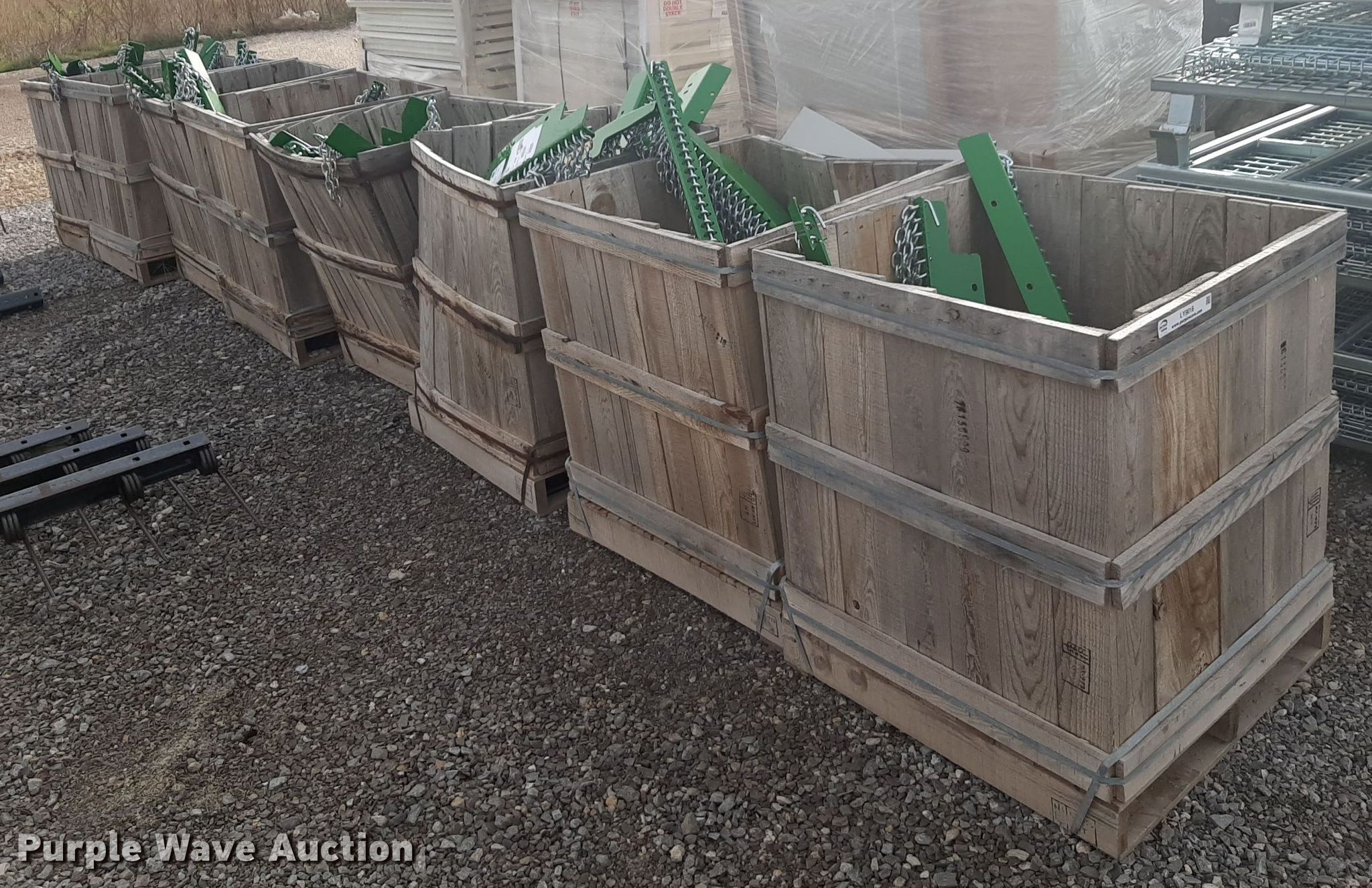 (10) sets of mower chain guards in Alva, OK | Item LY9016 sold | Purple ...