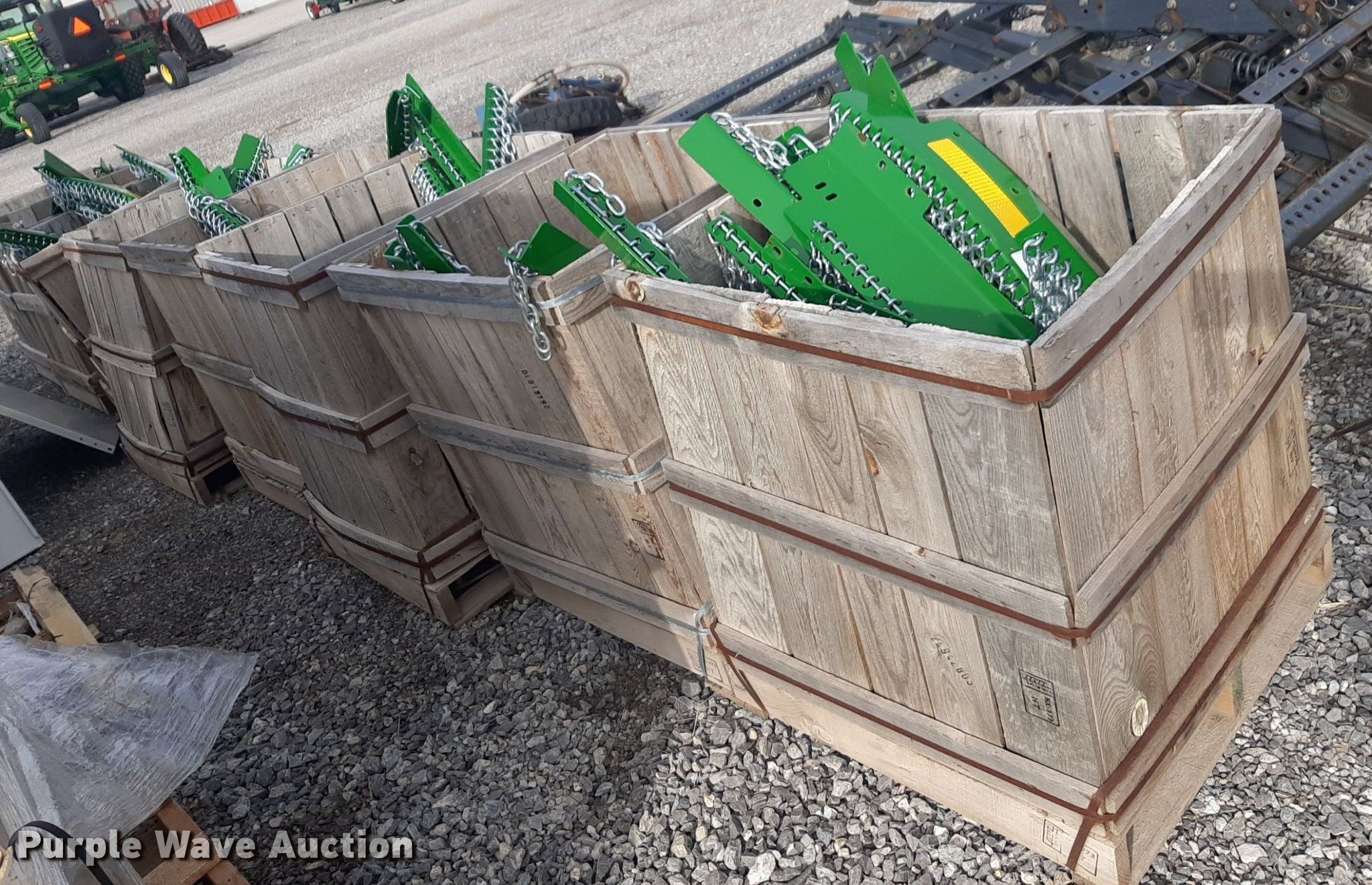 (10) sets of mower chain guards in Alva, OK | Item LY9016 sold | Purple ...