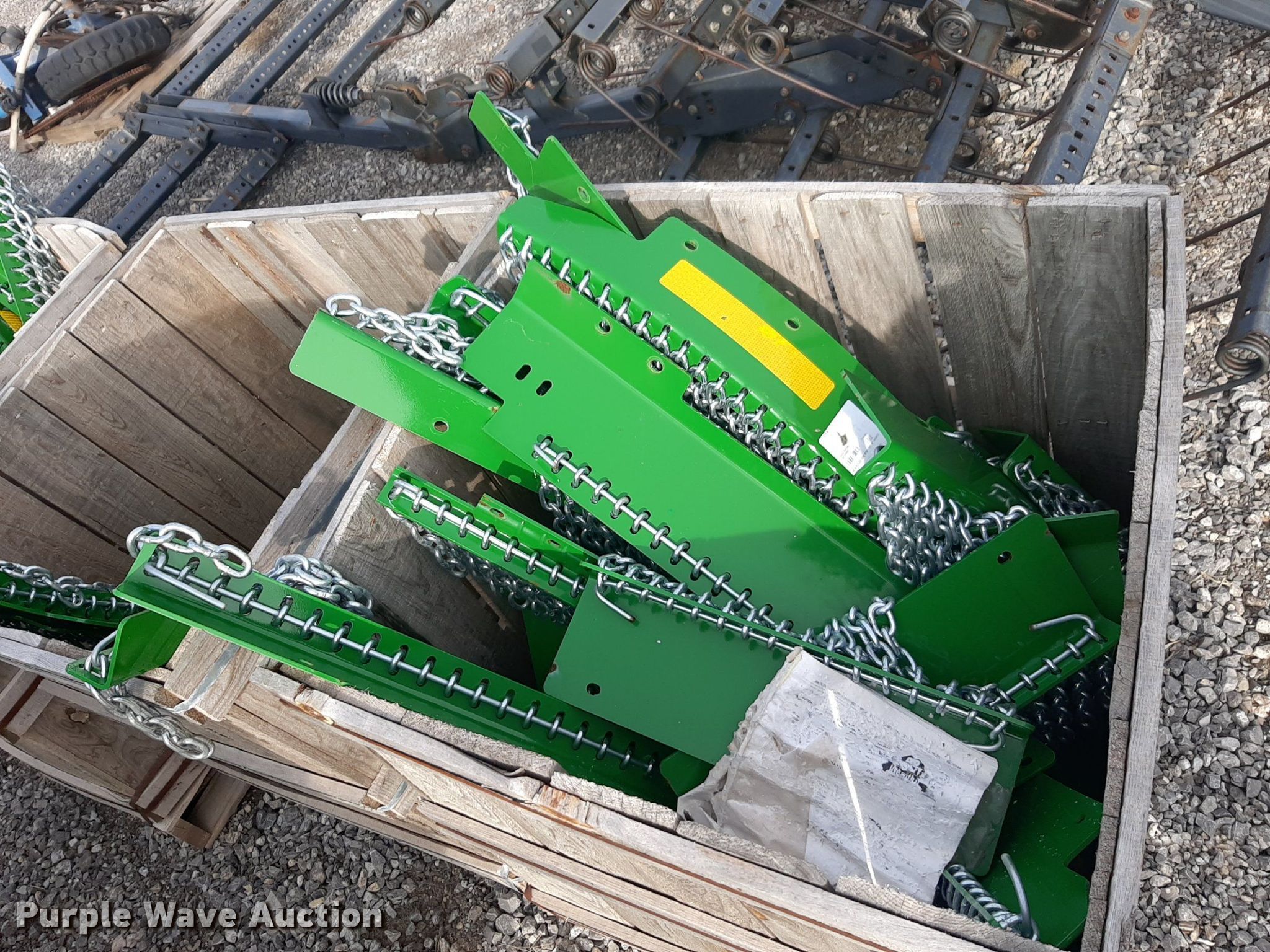 (10) sets of mower chain guards in Alva, OK | Item LY9016 sold | Purple ...