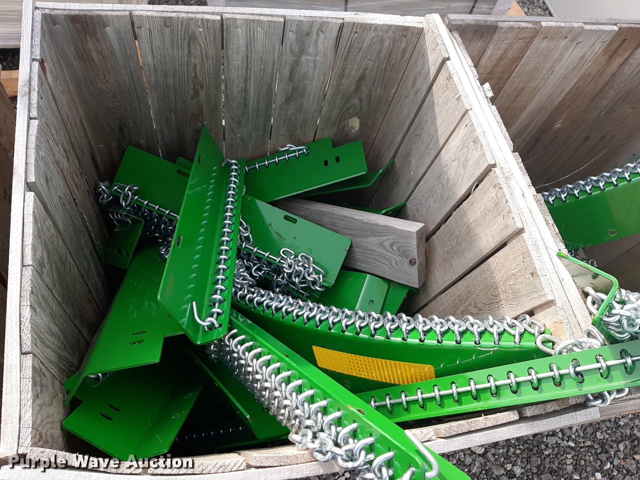 (10) sets of mower chain guards in Alva, OK | Item LY9016 sold | Purple ...