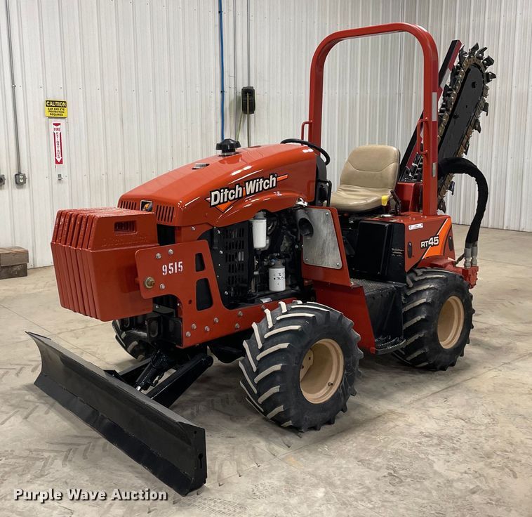 2016 Ditch Witch RT45 trencher in Clinton, IL | Item LV9978 sold ...