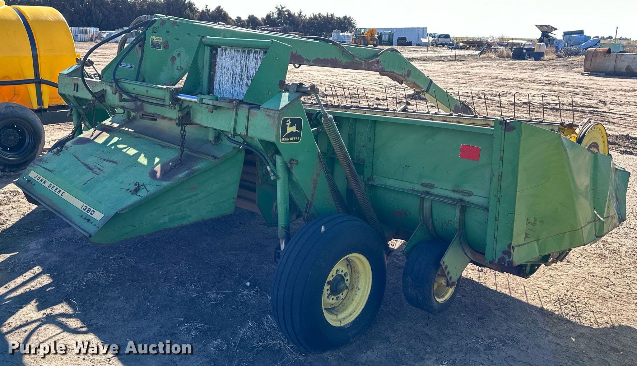 John Deere 1380 swather / windrower in Sublette, KS | Item EK9995 sold ...