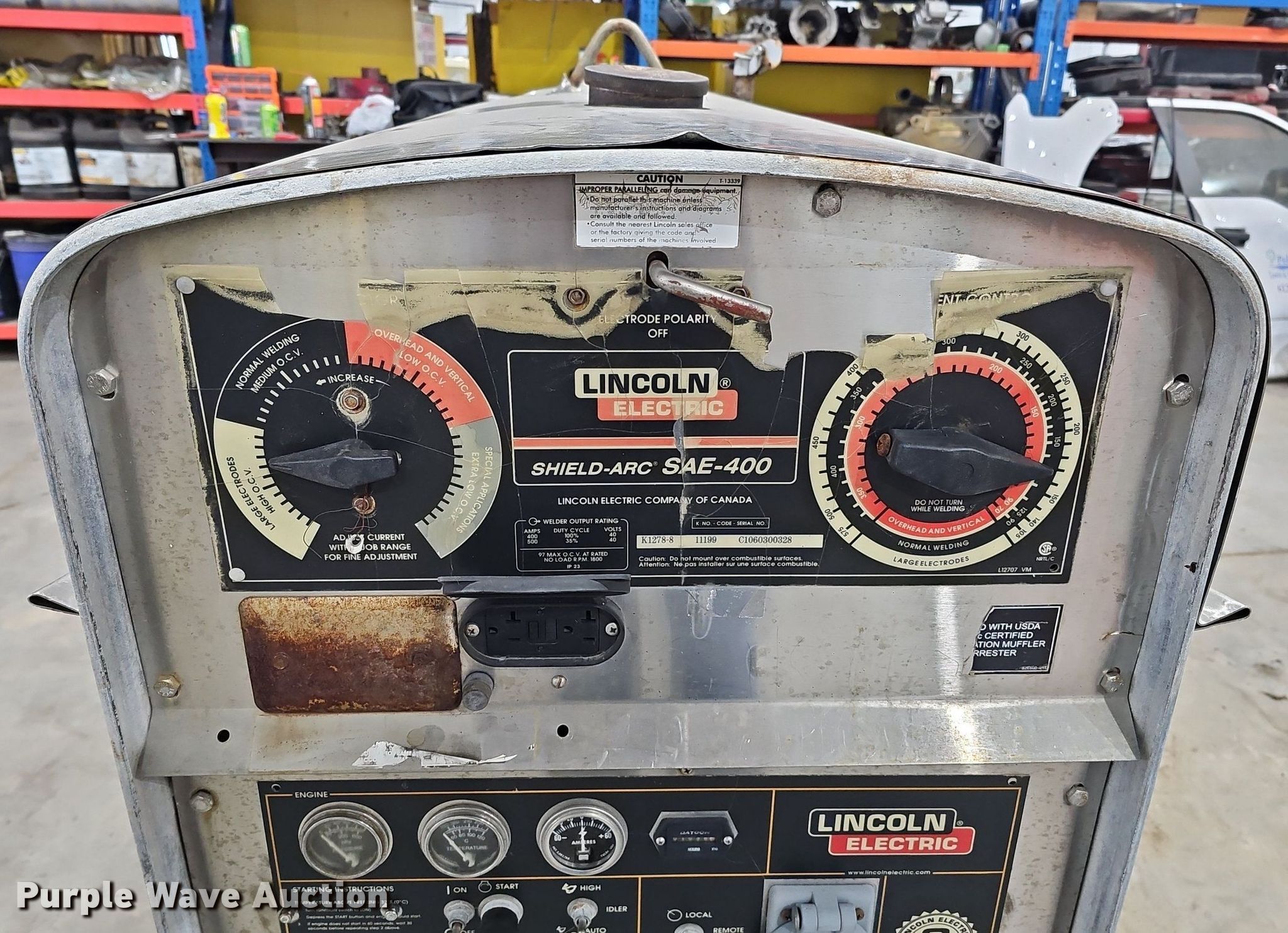 Lincoln Electric Shield Arc SAE 400 welder/generator in Waterloo, NE ...