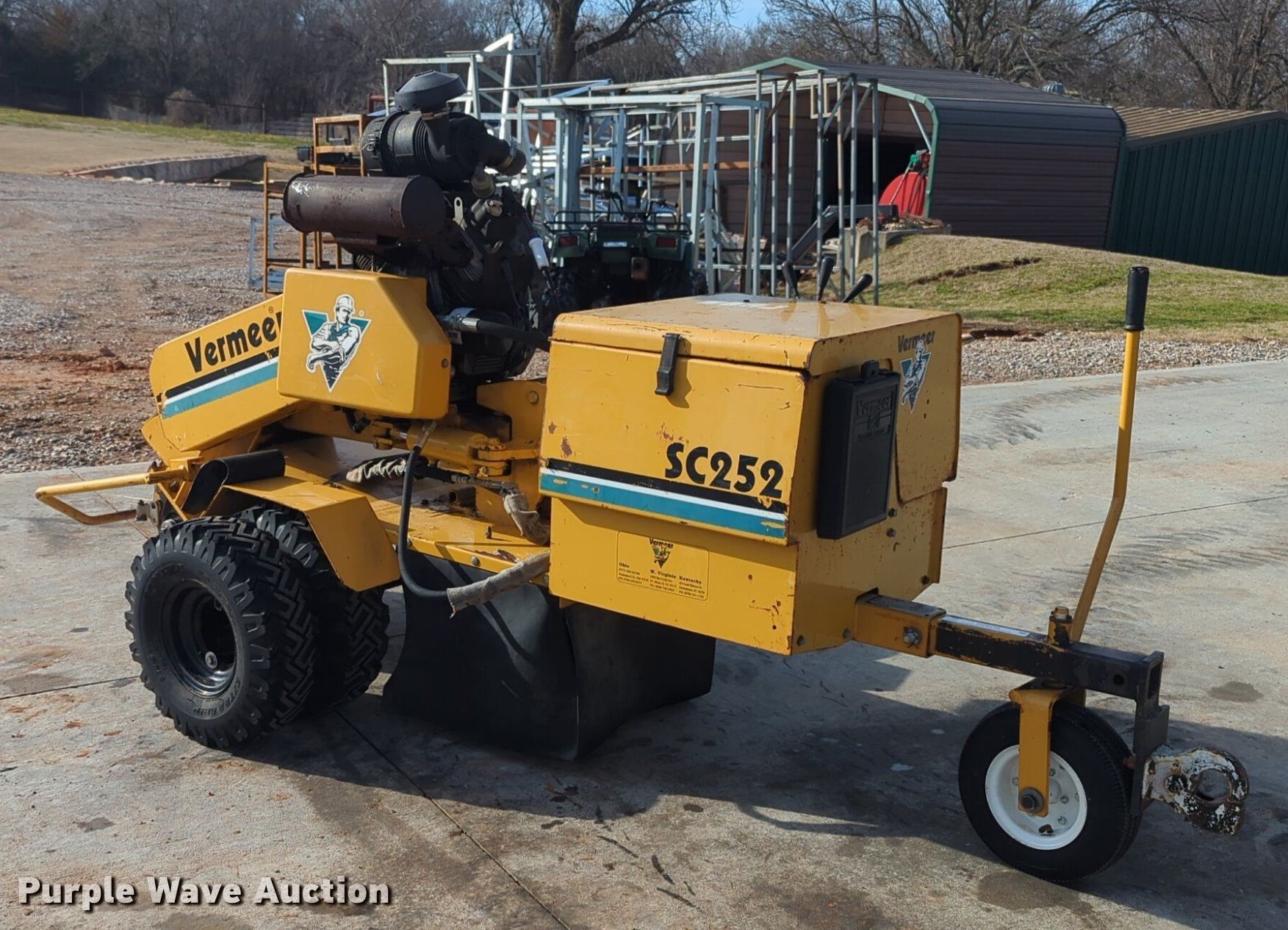 2004 Vermeer SC252 stump grinder in Norman, OK | Item OD9210 sold ...