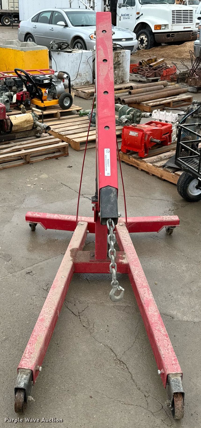 Ex-Cell engine hoist in Salina, KS | Item NN9417 sold | Purple Wave