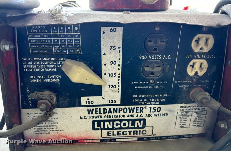 Lincoln Electric Weldanpower 150 welder/generator in Festus, MO | Item ...