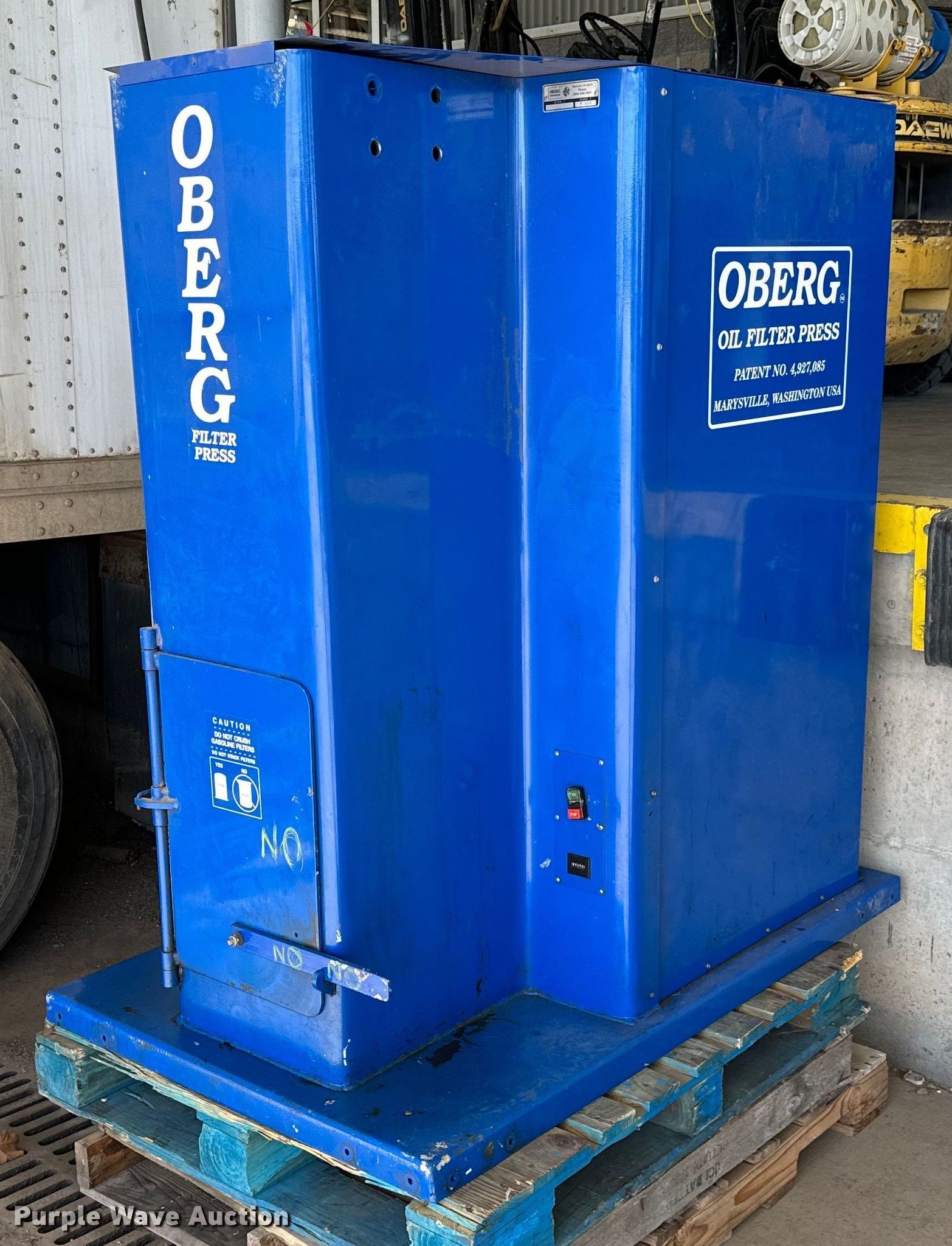 Oberg P-300 oil filter press in Wichita, KS | Item NU9418 for sale ...