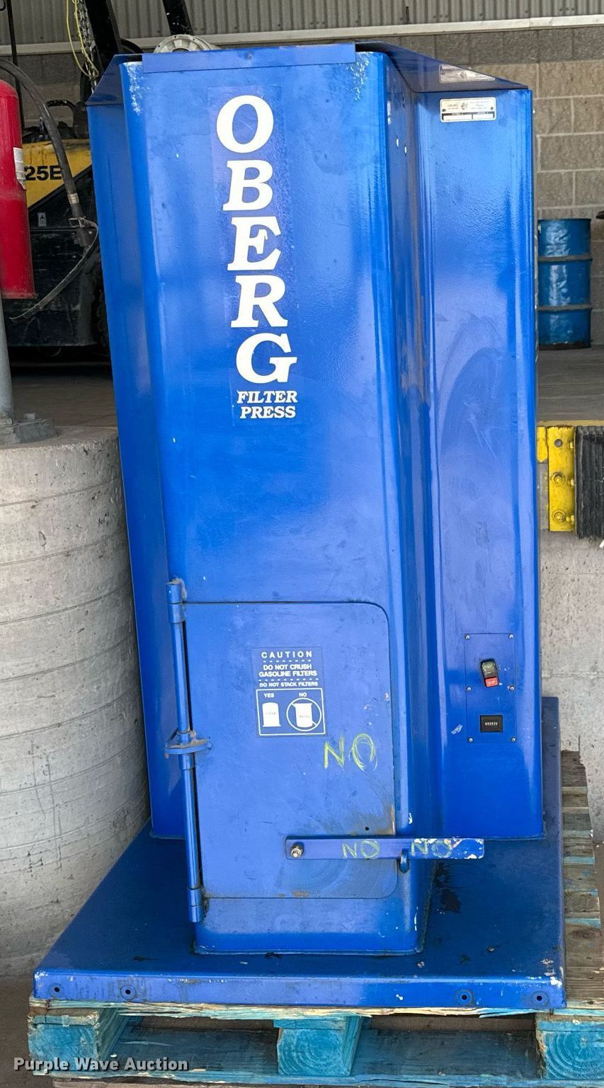 Oberg P-300 oil filter press in Wichita, KS | Item NU9418 for sale ...