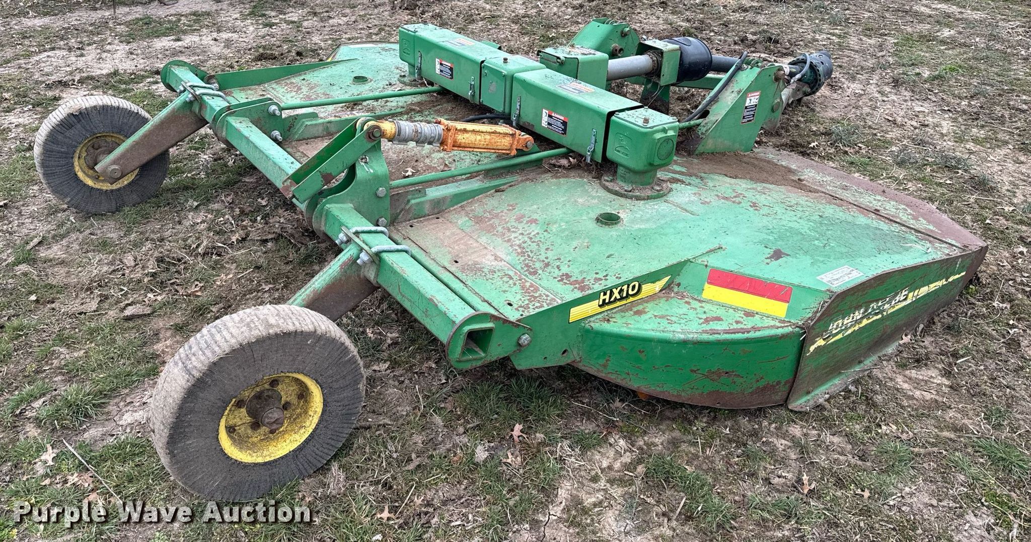 John Deere HX10 rotary mower in Moberly, MO | Item NM9291 sold | Purple ...
