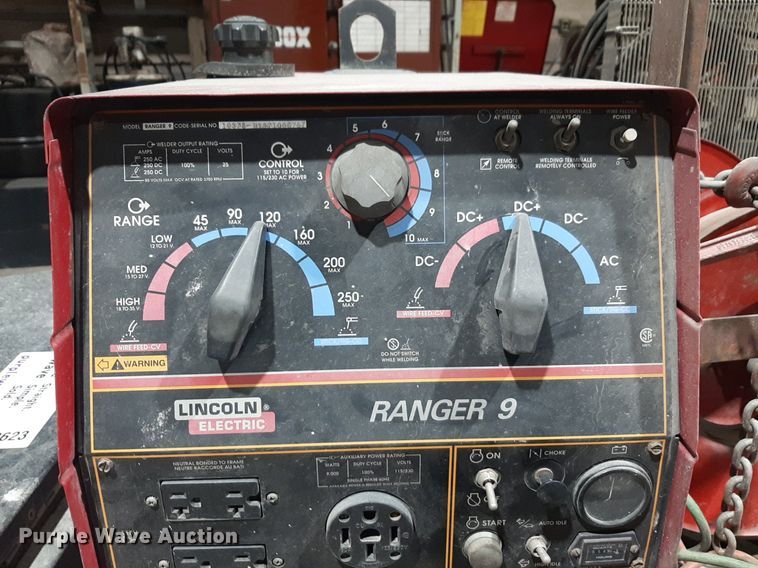 Lincoln Ranger 9 welder/generator in Wichita, KS | Item DP2623 for sale ...