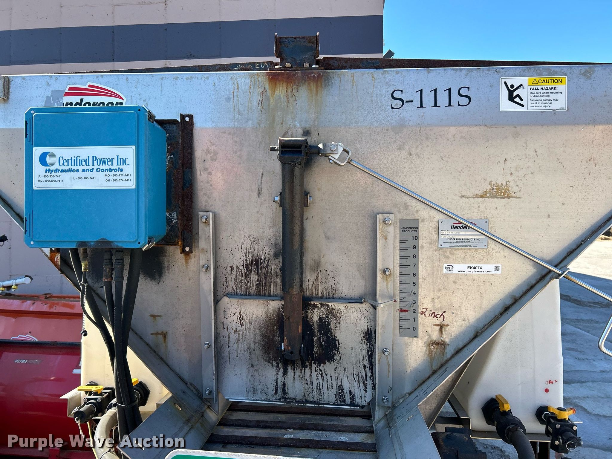 Henderson FSH X 10 X 48 X 304SS 10' salt spreader in Webster Groves, MO ...