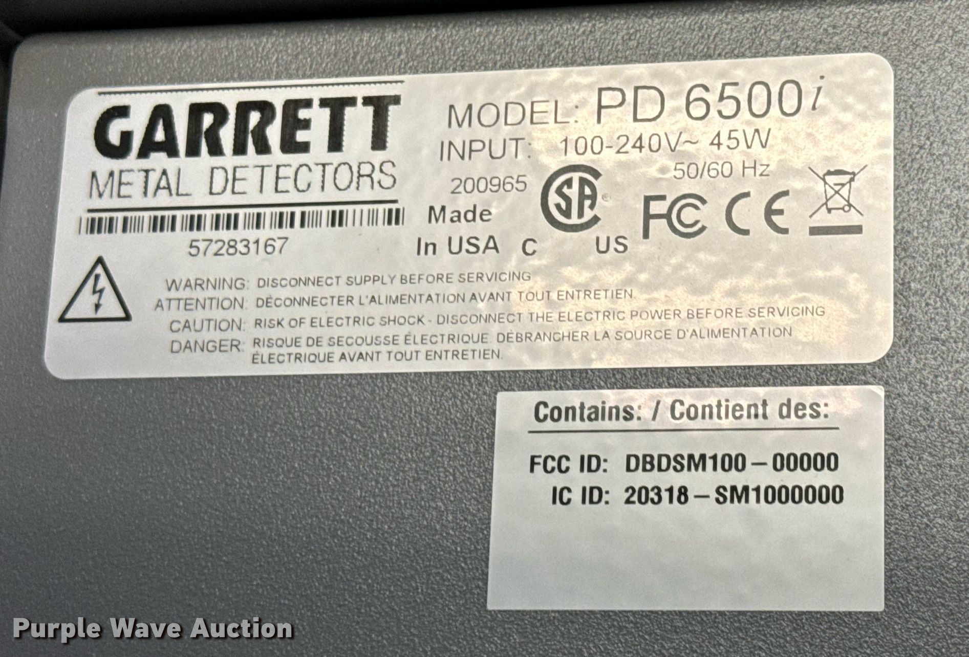 (7) Garrett PD6500i metal detectors in Wichita, KS | Item NU9389 for sale | Purple Wave