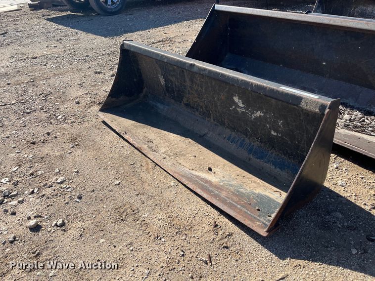 57" W skid steer bucket in Saginaw, TX | Item JT9011 sold | Purple Wave
