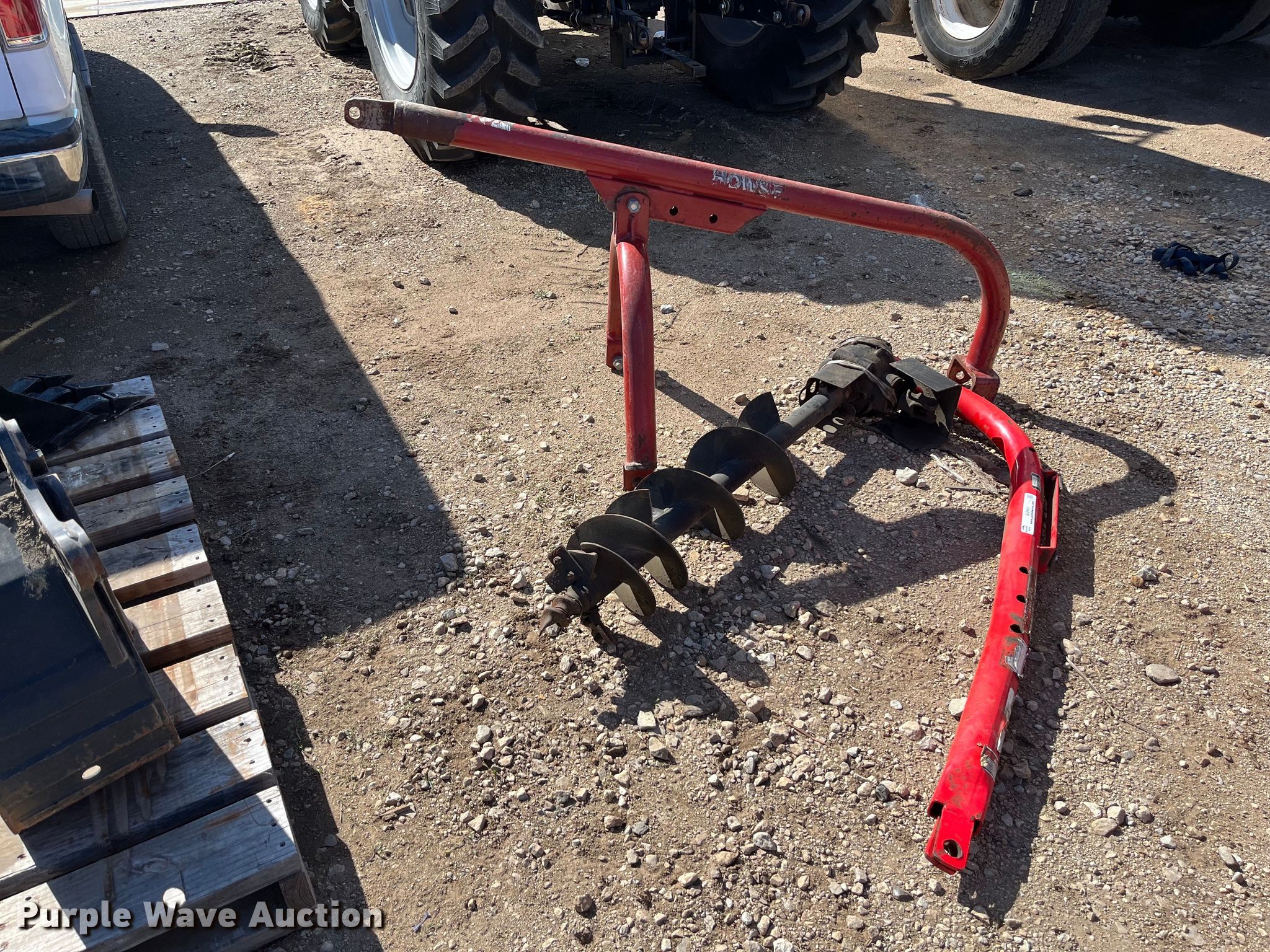 Three point auger in Saginaw, TX | Item EI0661 sold | Purple Wave