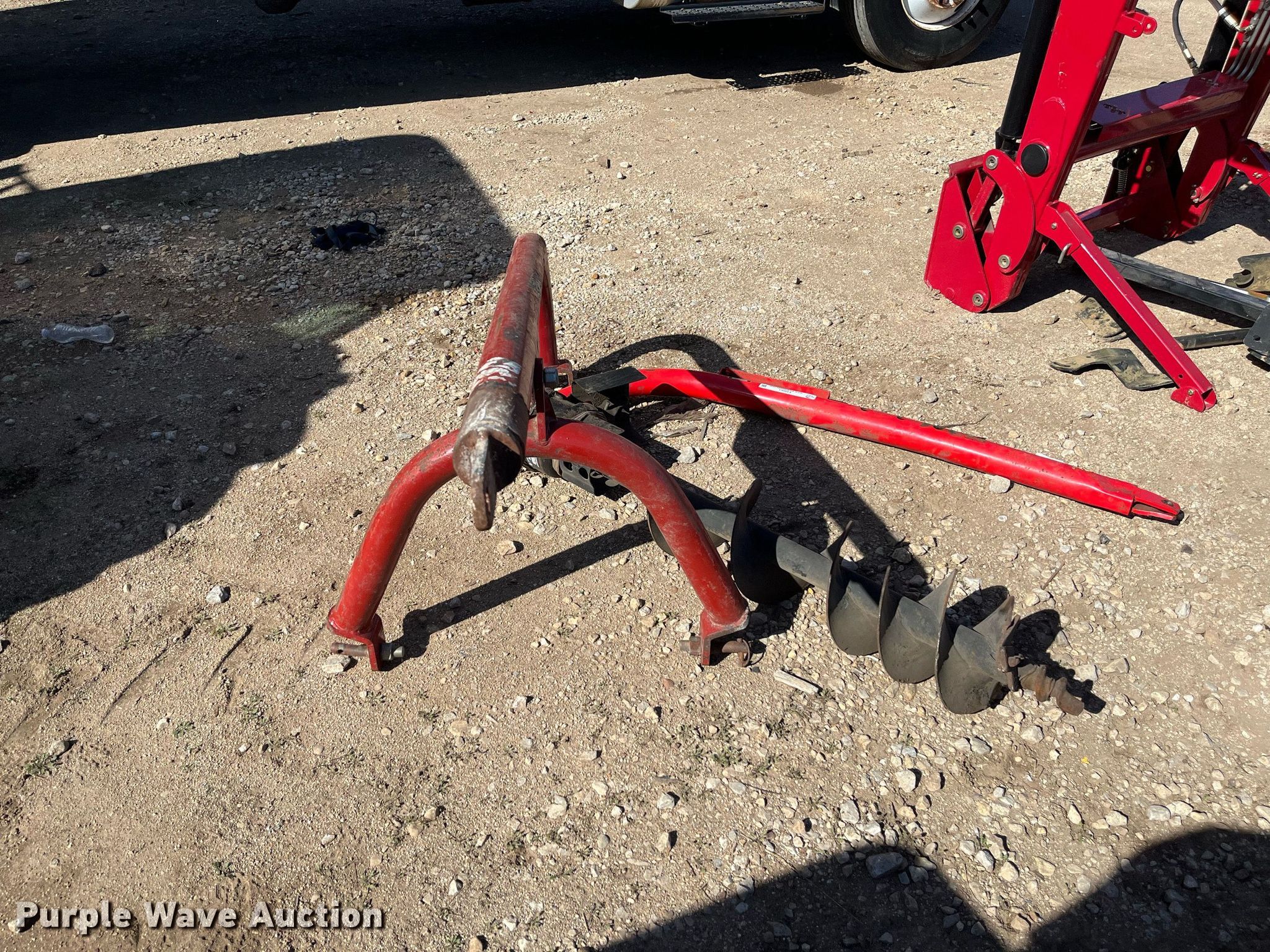 Three point auger in Saginaw, TX | Item EI0661 sold | Purple Wave