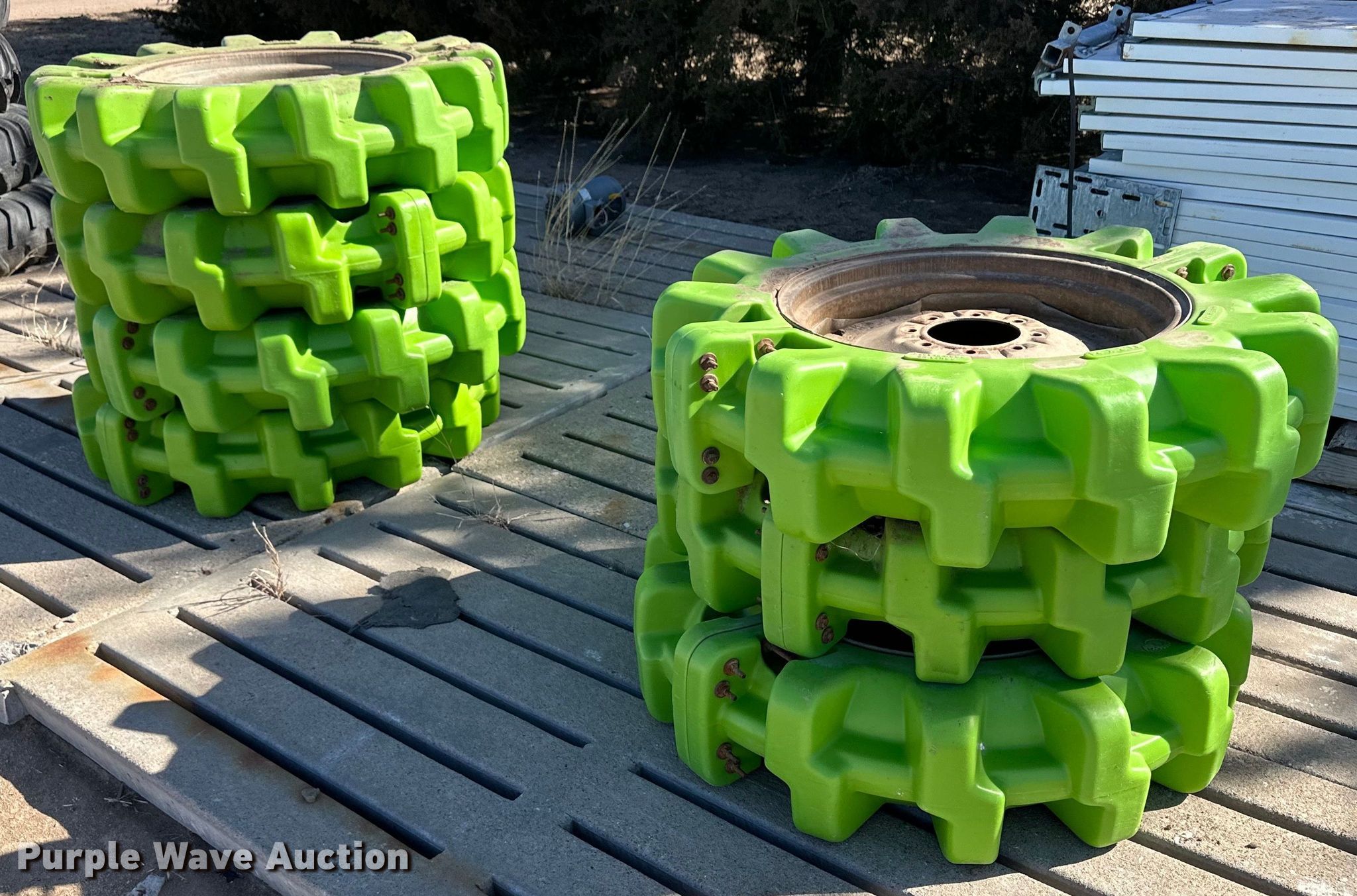 (7) 11.2x24 RhinoGator irrigation tires and wheels in Sublette, KS ...