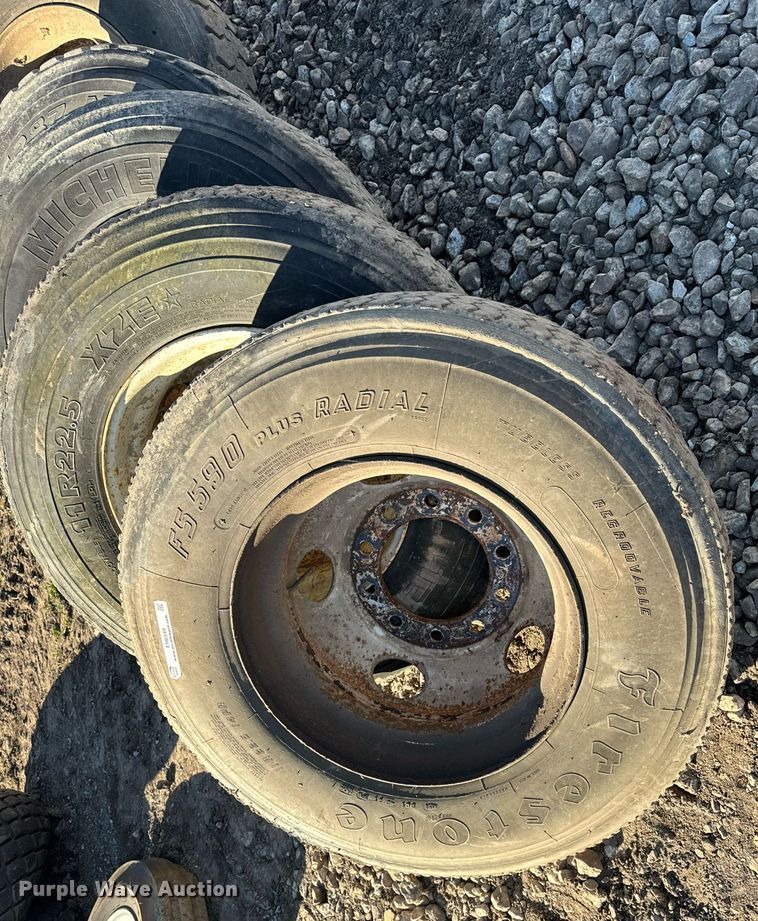 (8) 11R22.5 wheels and tires in New Bloomfield, MO | Item EH6549 for ...
