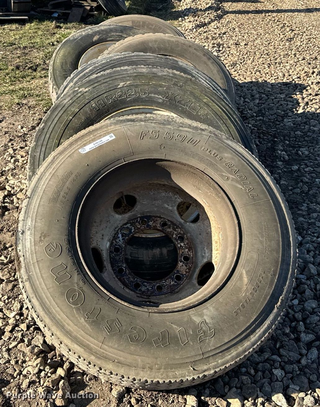 (8) 11R22.5 wheels and tires in New Bloomfield, MO | Item EH6549 for ...