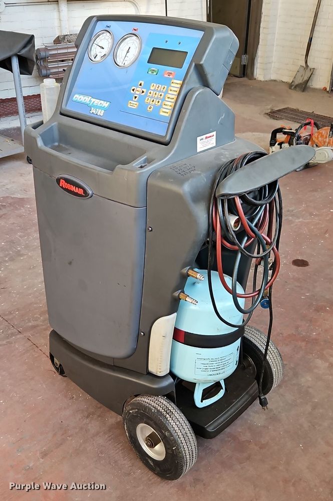 Robinair Cooltech 34788 refrigerant recovery recycling machine in ...
