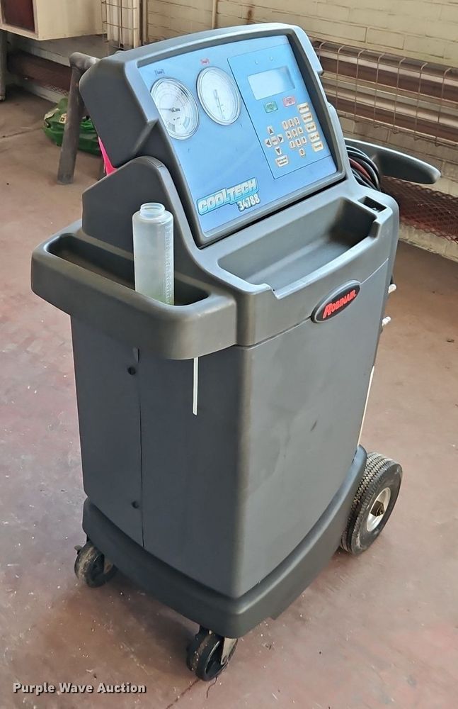 Robinair Cooltech 34788 refrigerant recovery recycling machine in ...