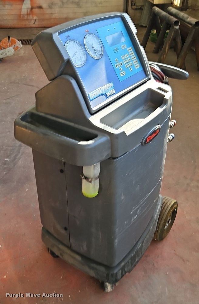 Robinair Cooltech 34788 refrigerant recovery recycling machine in ...