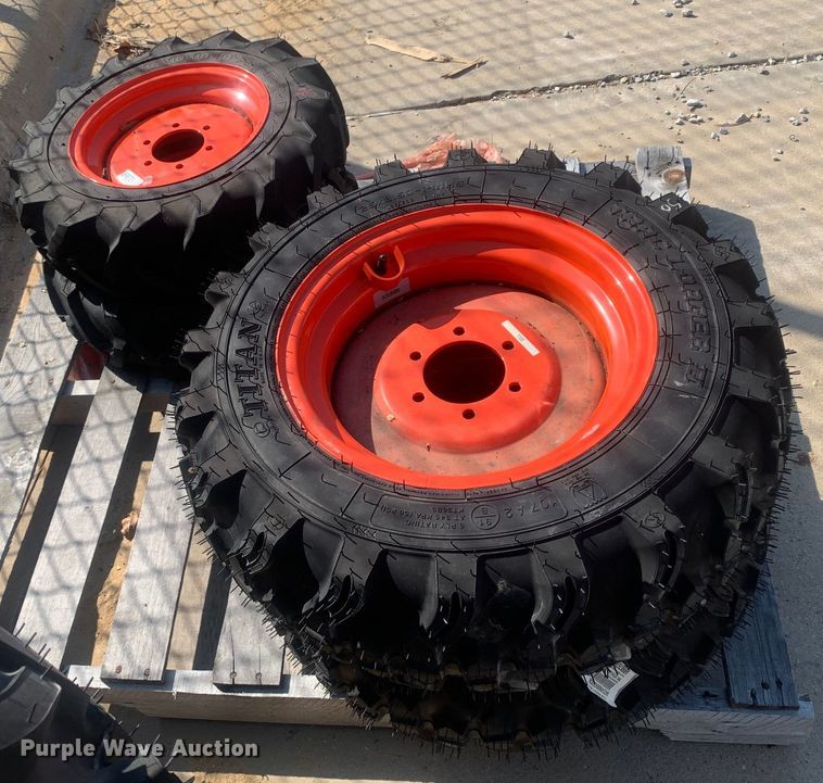 (4) Goodyear/Titan tractor tires and wheels in Grapevine, TX | Item ...