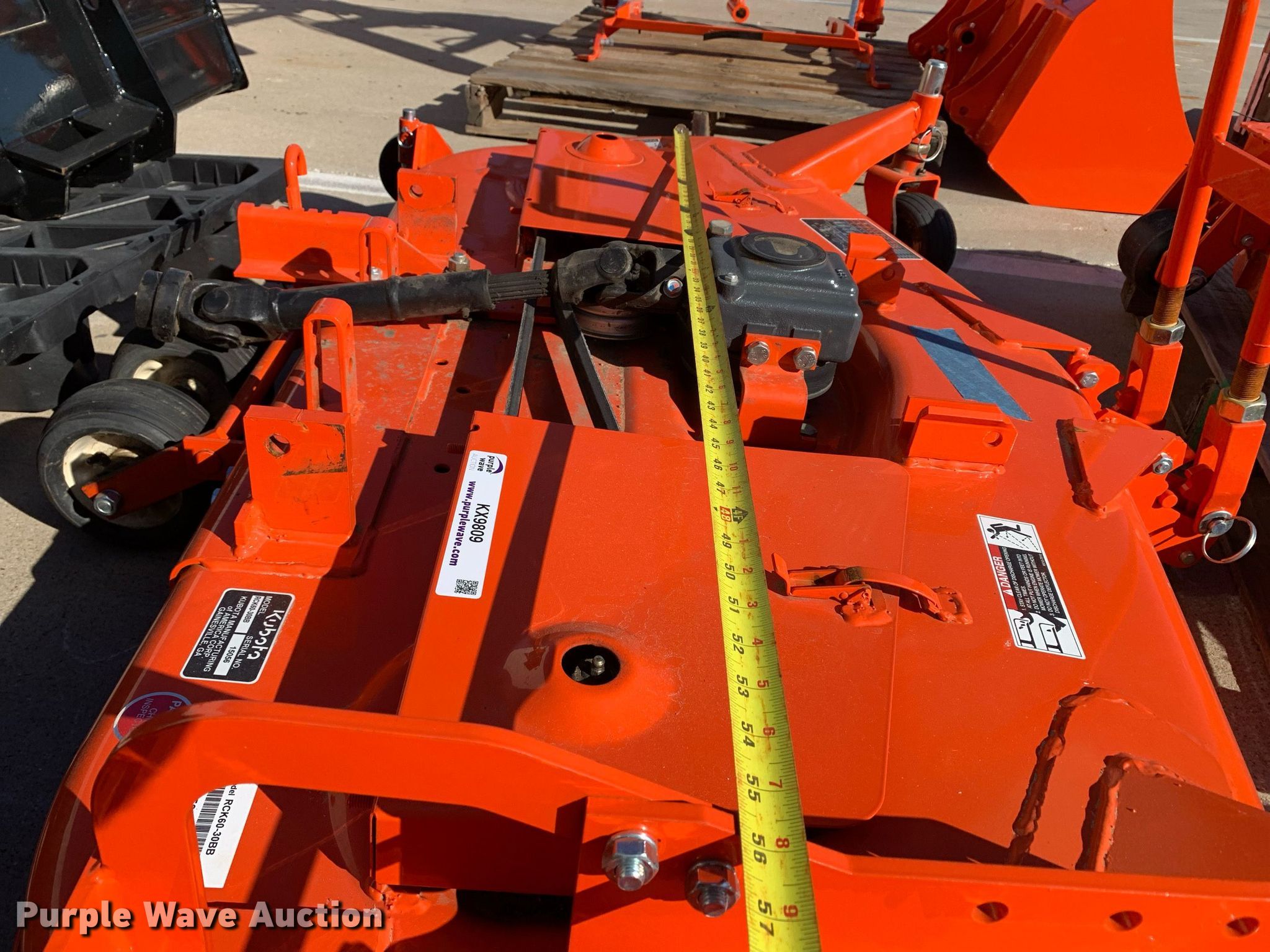 Kubota RCK60-30BB 5 'W mower deck in Grapevine, TX | Item KX9809 sold ...