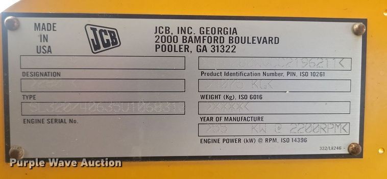 2012 JCB 280 ECO skid steer loader in Union Center , SD | Item LA9691 ...