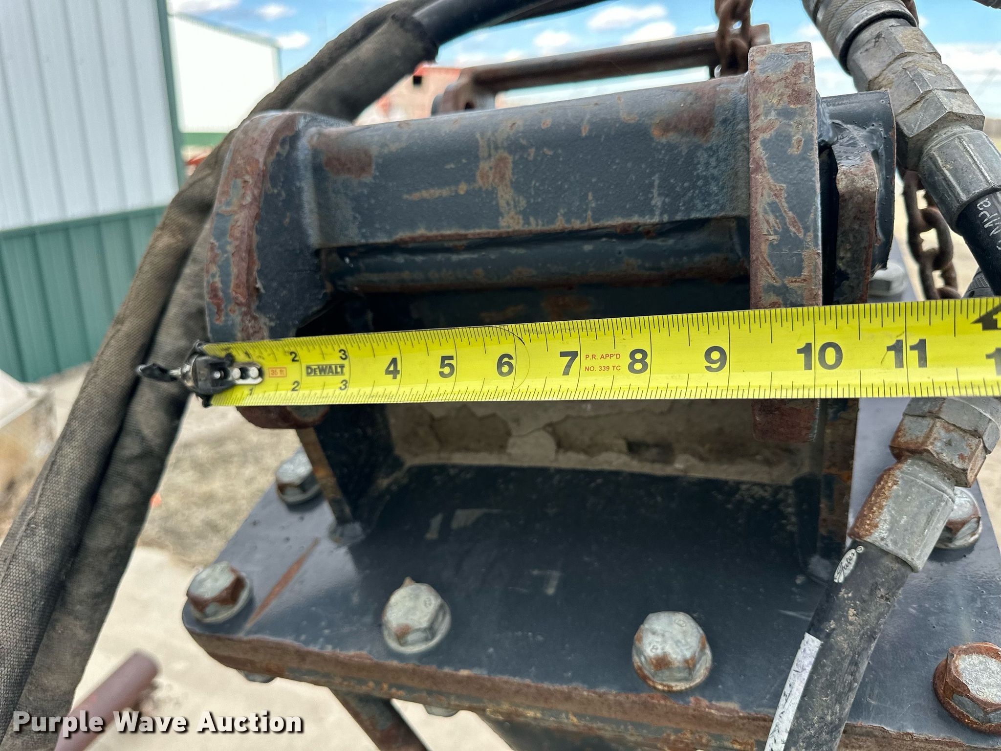 Skid steer breaker in Hill City, KS | Item NJ9372 for sale | Purple Wave