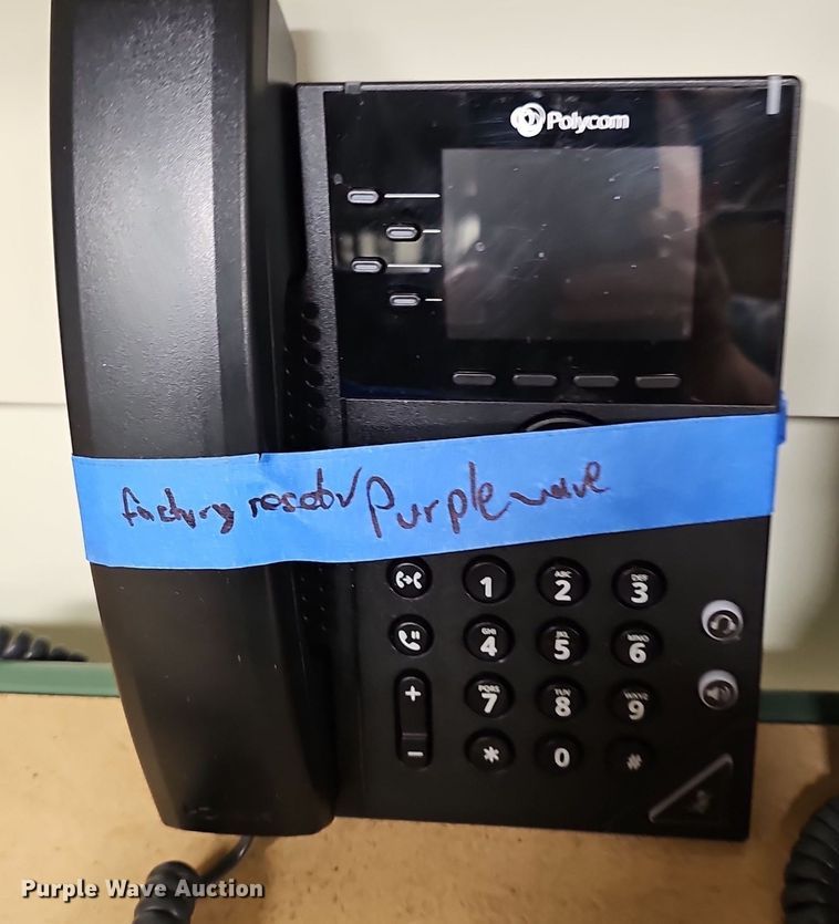 (4) Polycom phones in Emporia, KS | Item EK5572 sold | Purple Wave