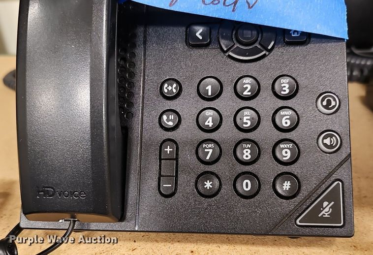(4) Polycom phones in Emporia, KS | Item EK5572 sold | Purple Wave