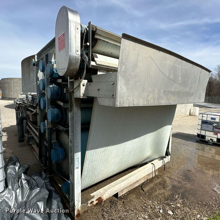 1996 Roediger 22.43SH dewatering sludge belt press in BROKEN ARROW, OK ...