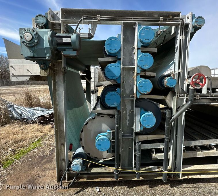 1996 Roediger 22.43SH dewatering sludge belt press in BROKEN ARROW, OK ...