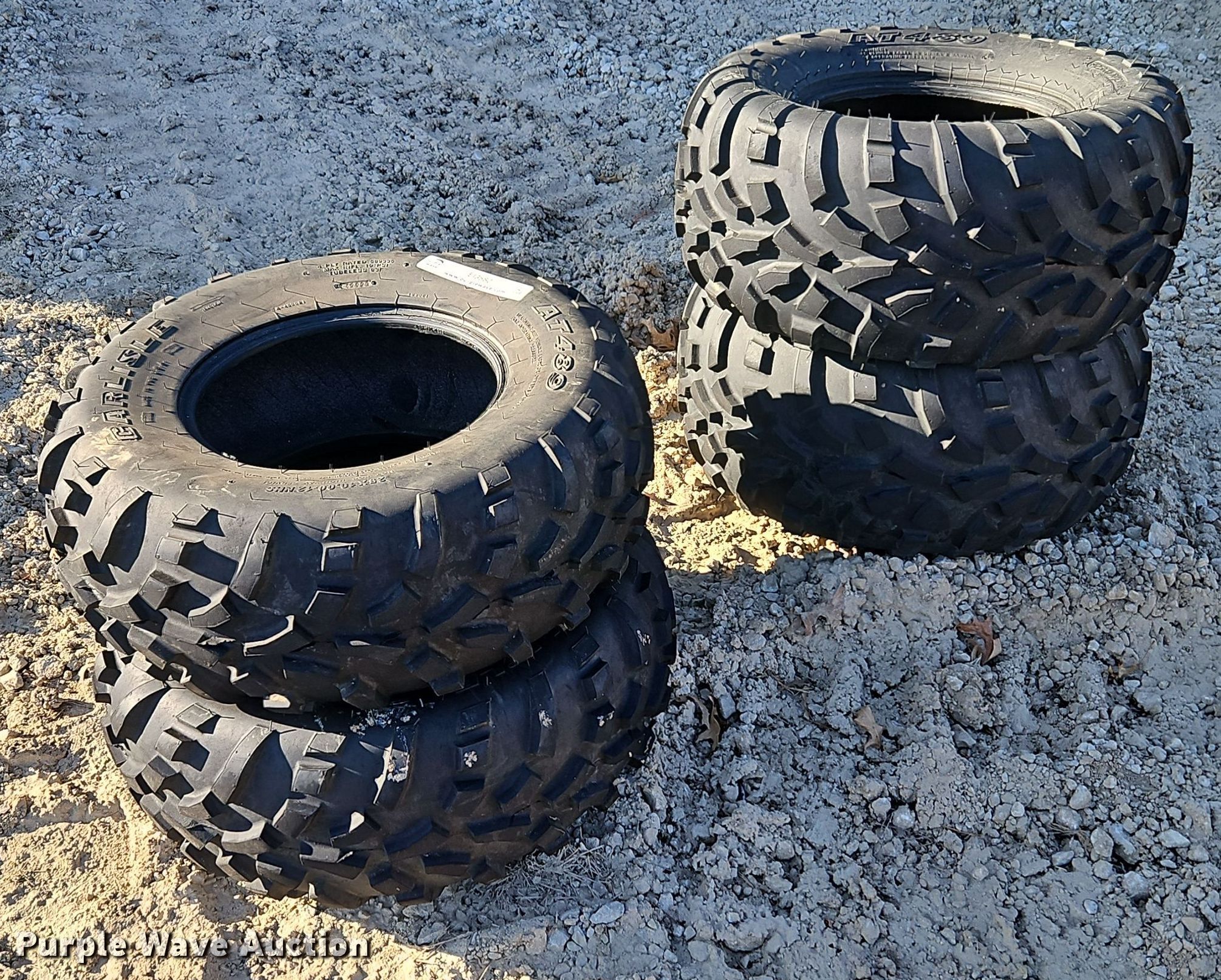 (4) Carlisle AT489 tires in Pleasanton, KS | Item EI3580 for sale ...