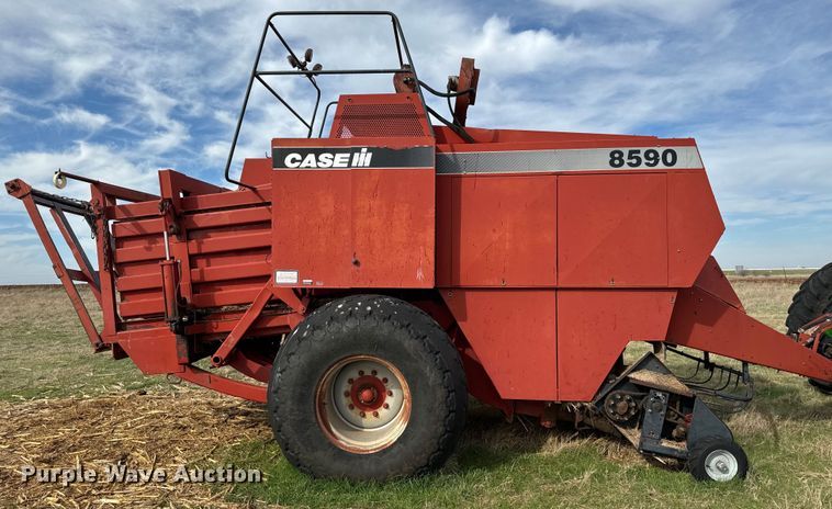 Case 8590 large square baler in Lawton, OK | Item EJ0314 for sale ...