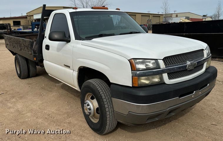 2003 Chevrolet Silverado 3500 flatbed pickup truck in Ardmore, OK ...
