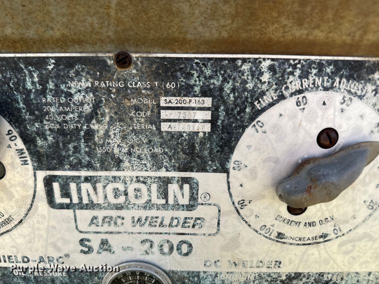 Lincon SA-200 welder/generator in Lawrence, KS | Item NS9508 for sale ...