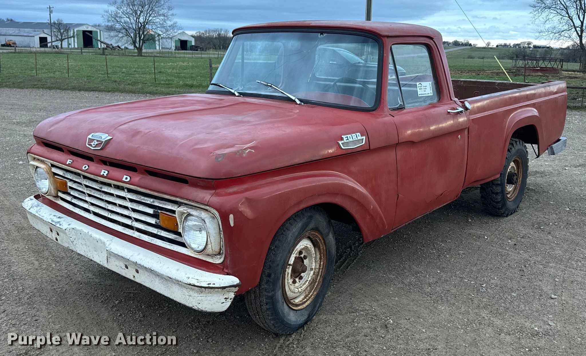 1963 Ford F250 pickup truck in Girard, KS | Item DQ6751 sold | Purple Wave