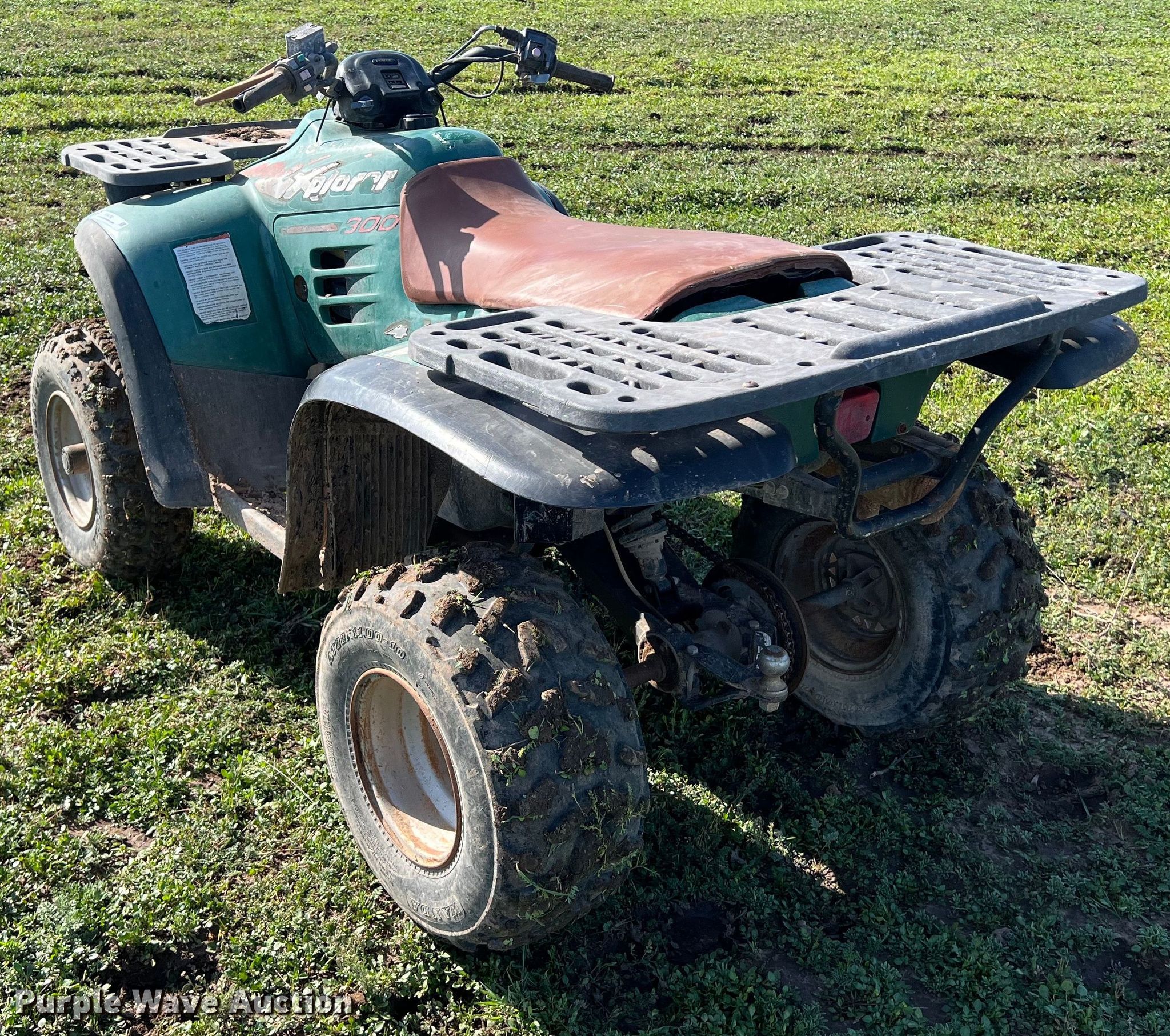 1996 Polaris Xplorer 300 ATV in Talpa, TX | Item KV9782 sold | Purple Wave