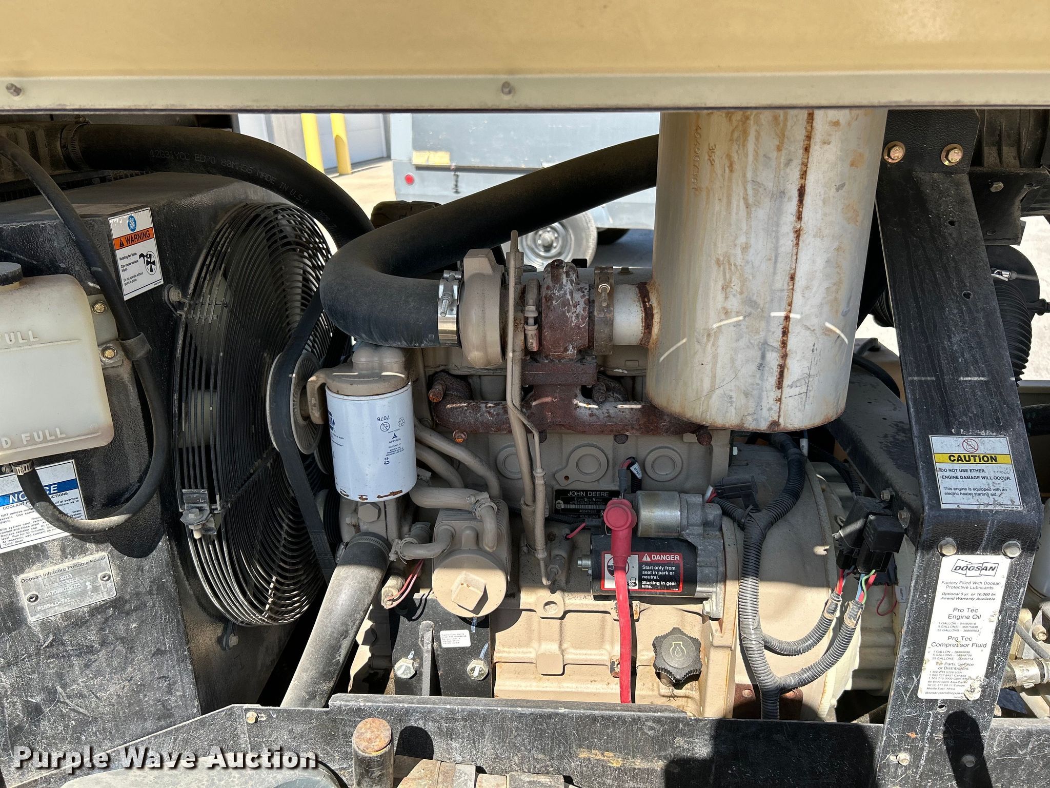 2013 Doosan P185WJD-T4I air compressor in St. Louis, MO | Item EK4264 ...