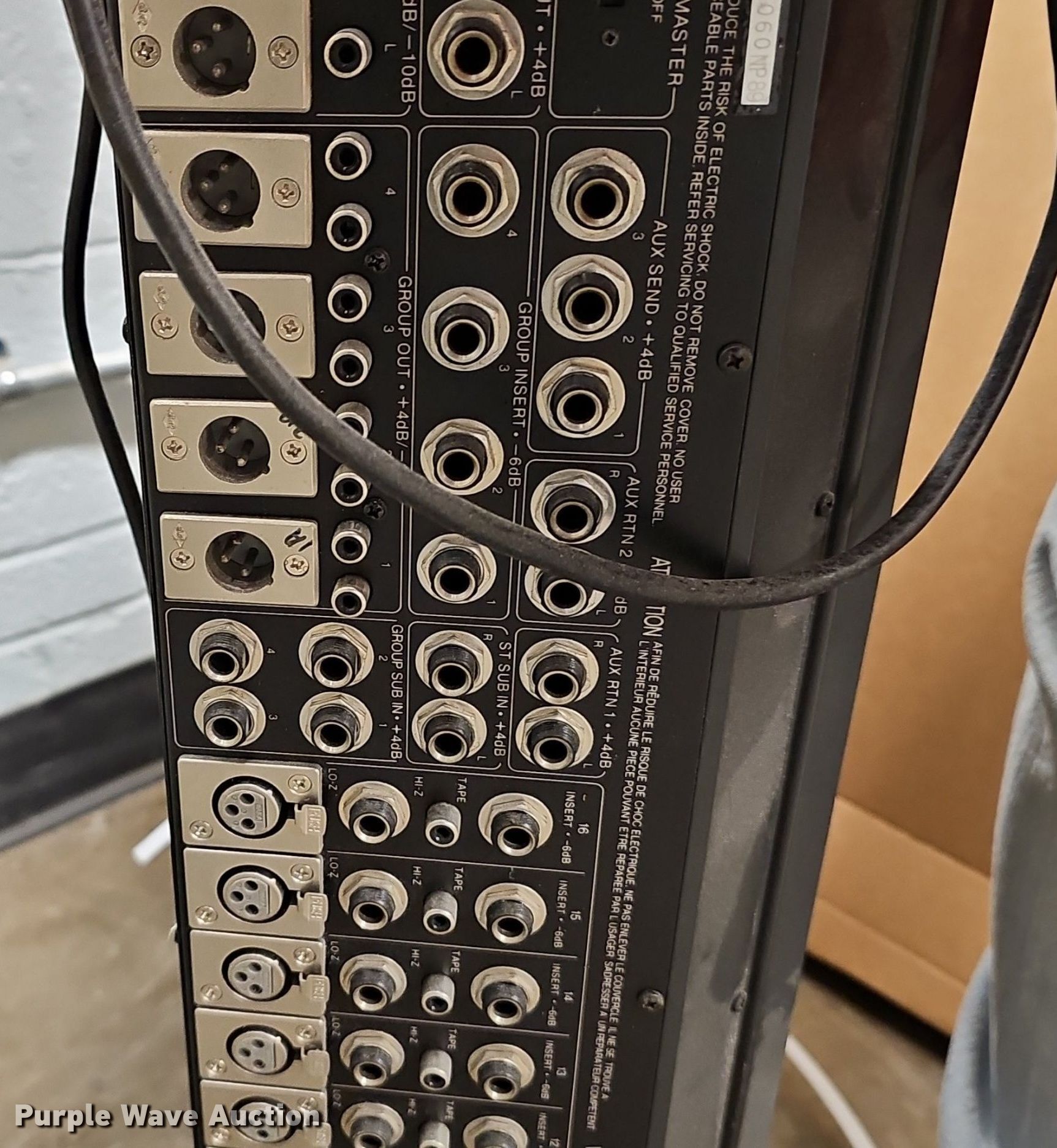 Yamaha MR1642 mixing console in Kansas City, KS | Item EK5696 sold | Purple Wave