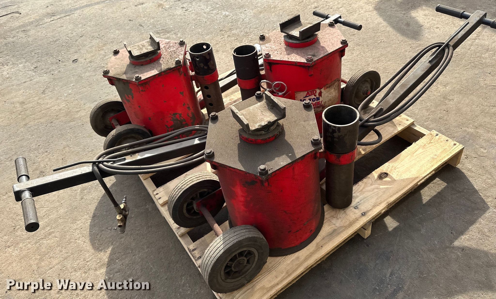 (3) ATD pneumatic jacks in St. Paul, MN | Item DP8339 for sale | Purple ...